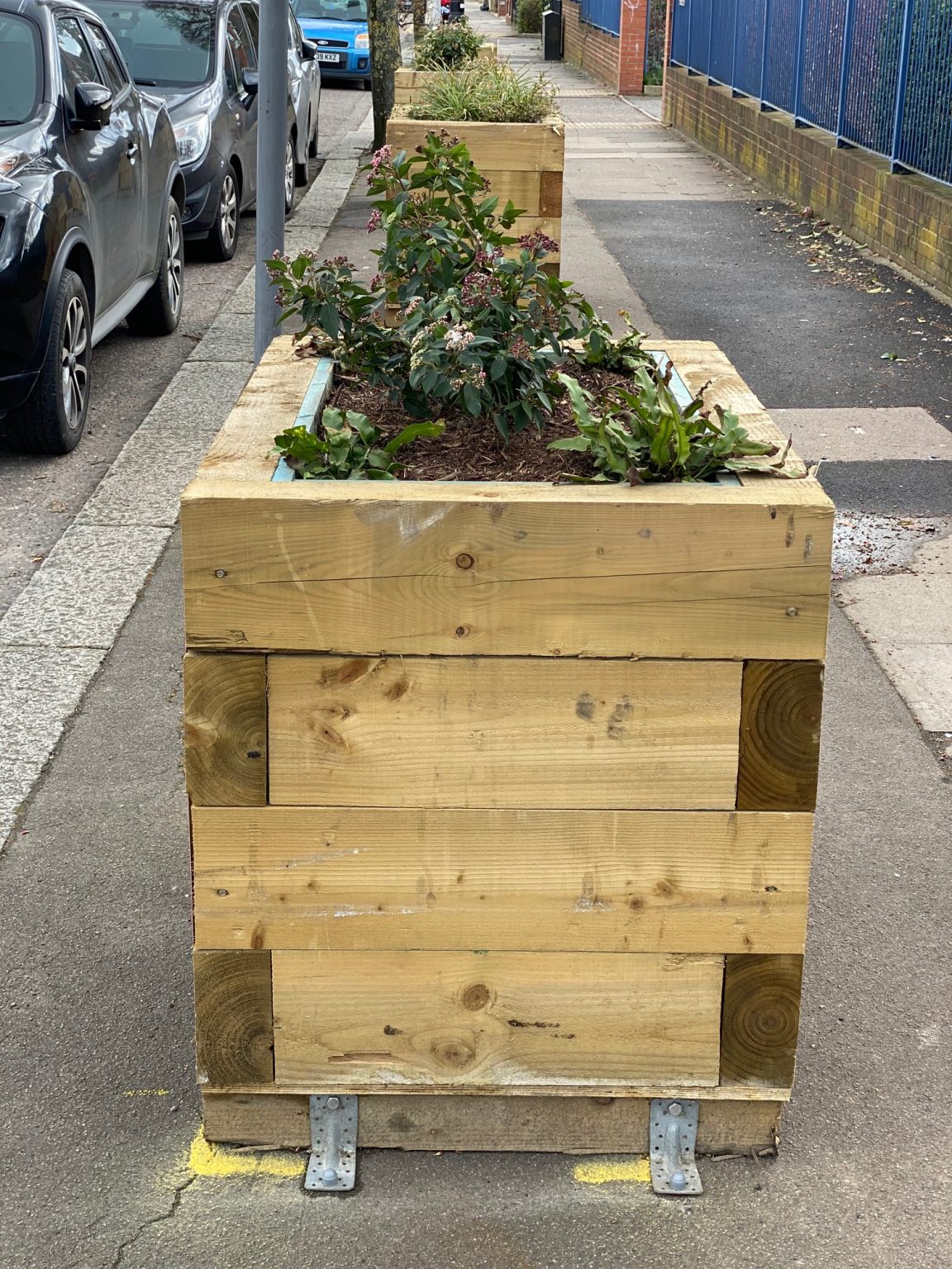 New planters installed at Clore Tikva School - Essex Jewish News