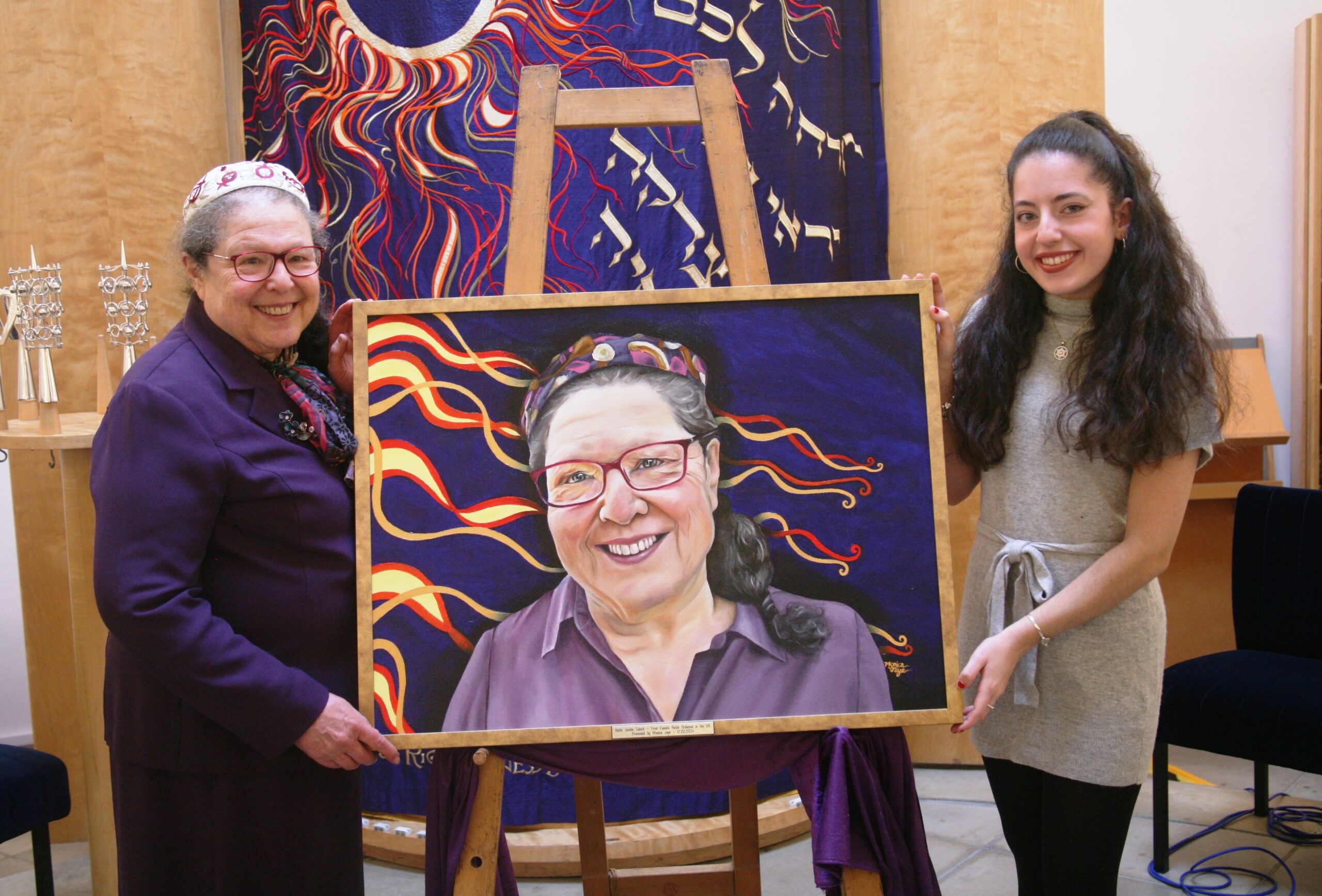 Pioneer rabbi celebrated on canvas - Essex Jewish News